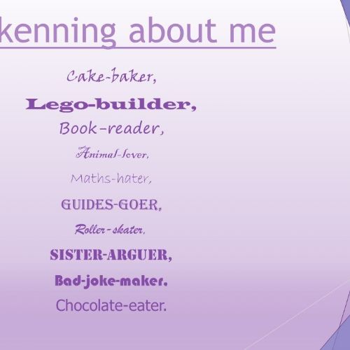 Kenning Poems - Leicester High School for Girls