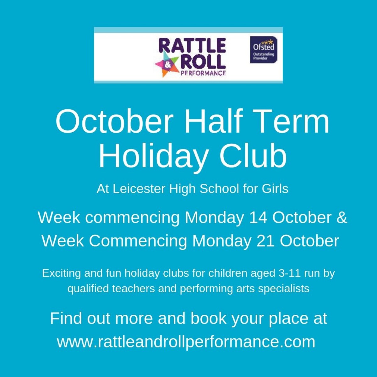 October Half Term Holiday Club - Leicester High School for Girls