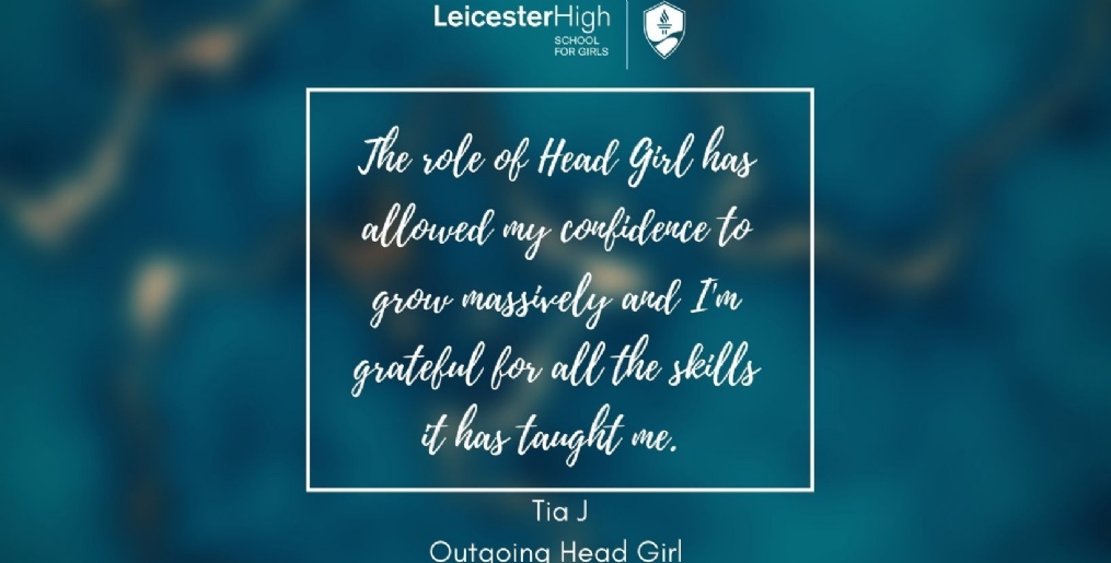 Head Girl Reflections - Leicester High School for Girls