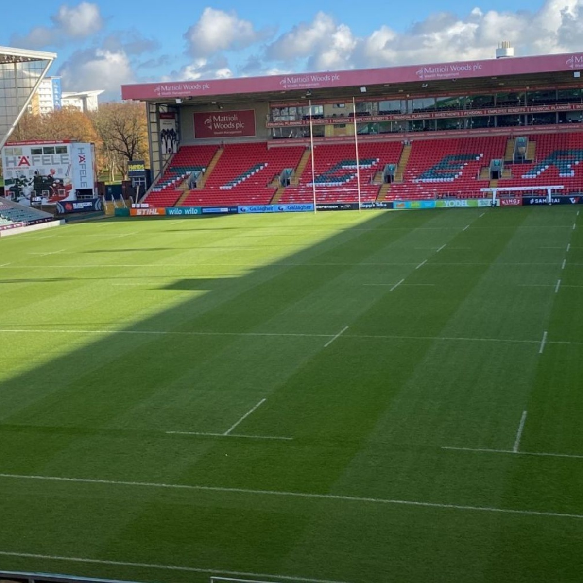 Year 8 and 9 students visit Leicester Tigers Stadium for personal wellbeing