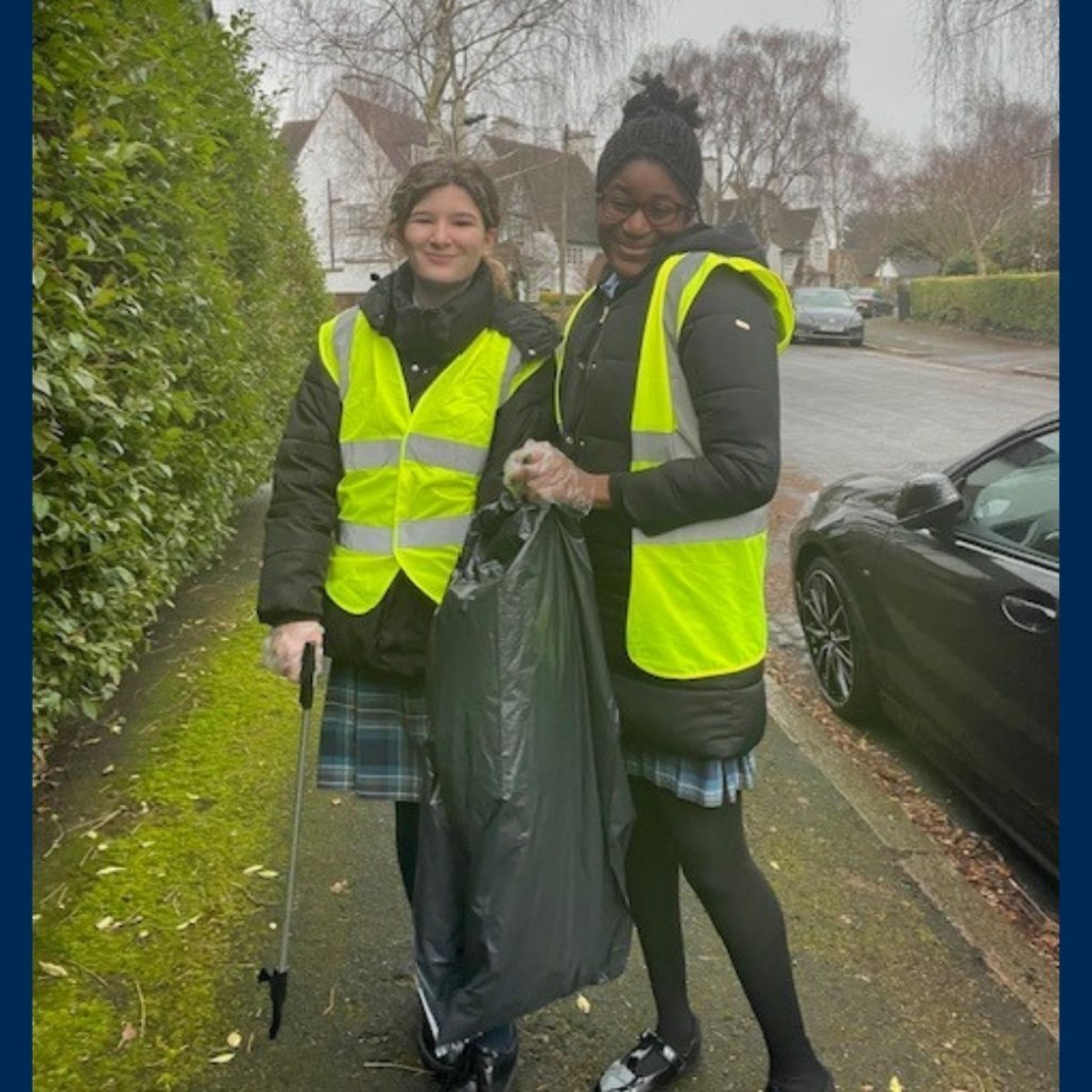 Year 9 Students Lead 'Litter Picking'